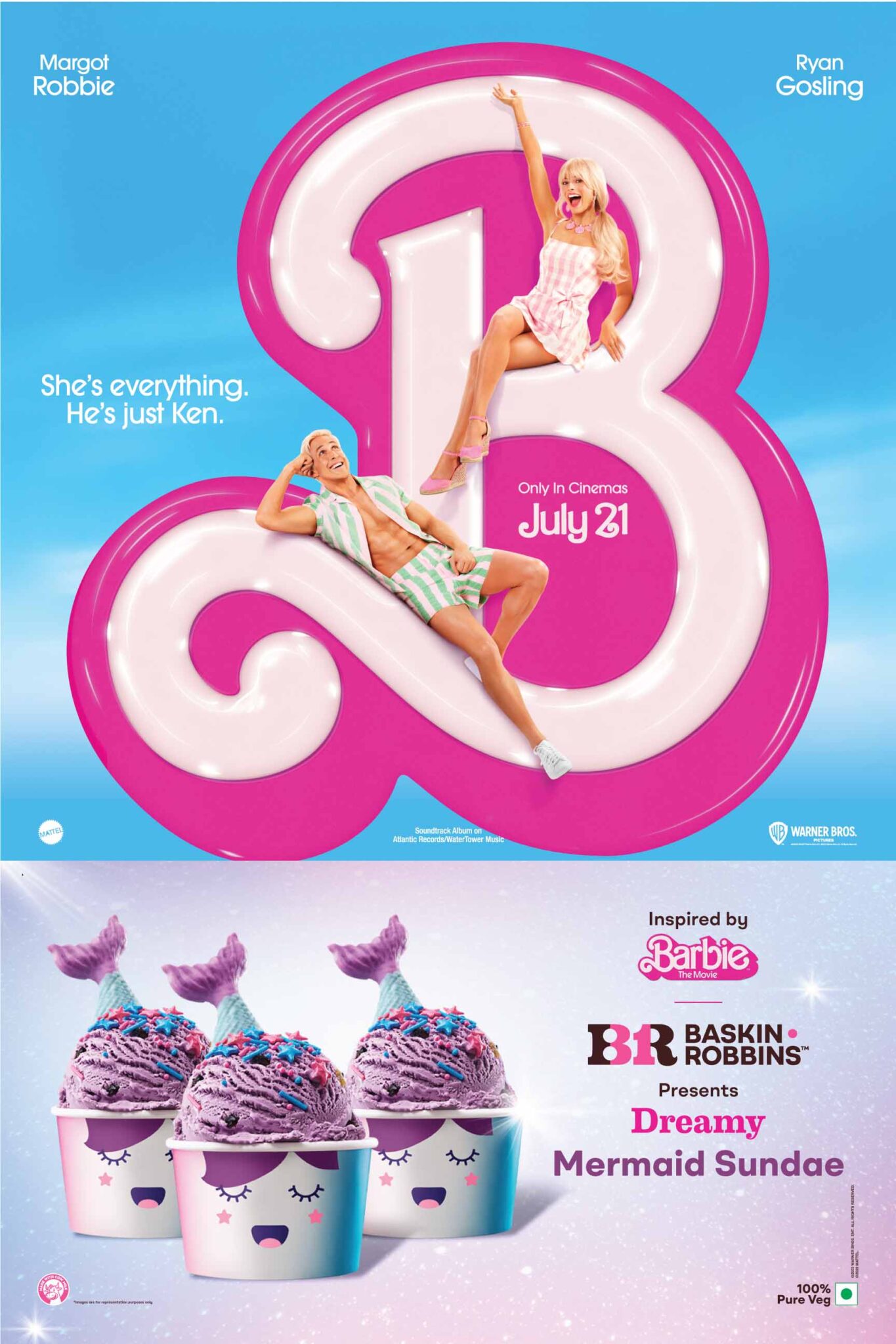Baskin Robbins Inspired By Barbie The Movie