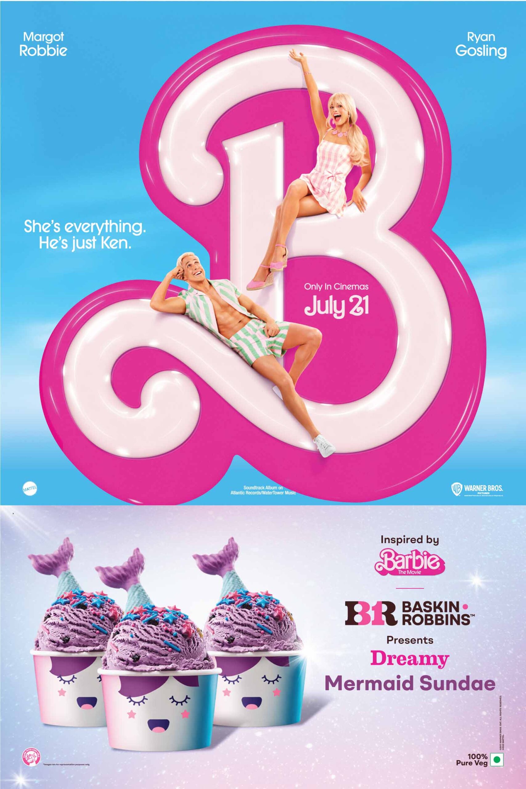 Baskin Robbins Inspired By Barbie The Movie