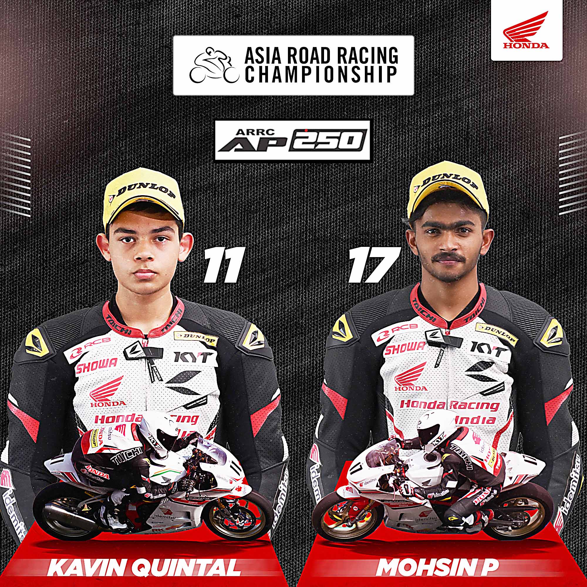 Honda Racing India Riders Gears Up For Round 3 Of 2024 FIM Asia Road Racing Championship In Japan