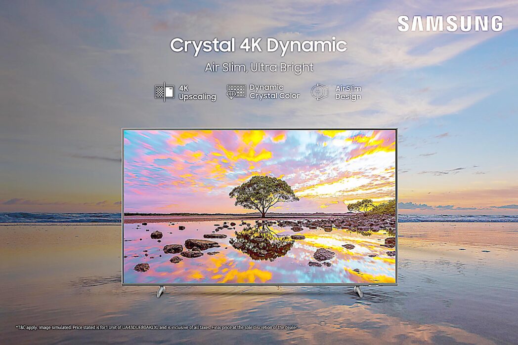 Samsung Launches 2024 Crystal 4K Dynamic TV With 4K Upscaling, AirSlim ...