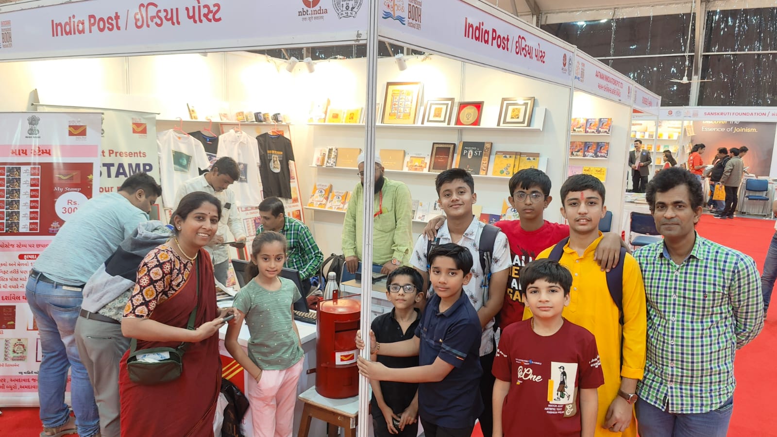 India Post's Stall Attracting Youths At Ahmedabad International Book ...
