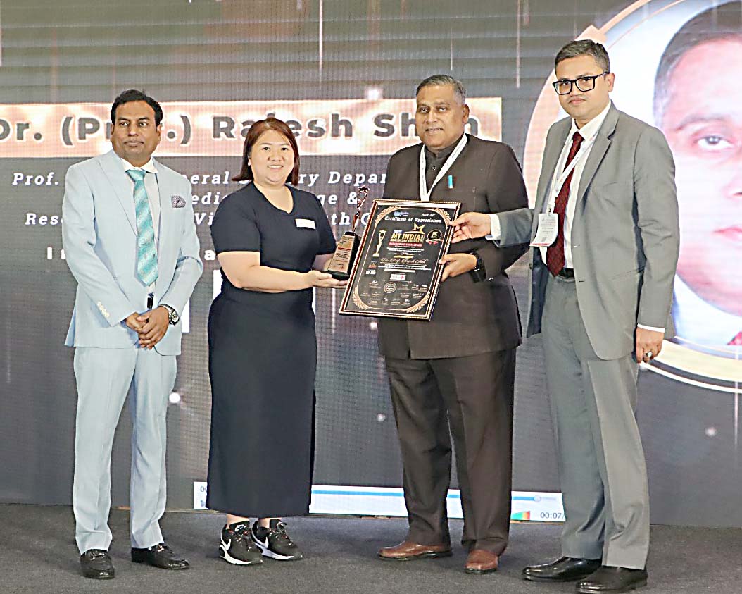Dr. Prof. Rajesh Shah Honored With Best Doctor Award In Medical ...